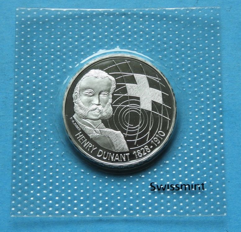 20 Fr 2010 Henry Dunant in orig.Folie (Neu und originalverpackt) in Liesberg-Dorf für CHF 28 ...