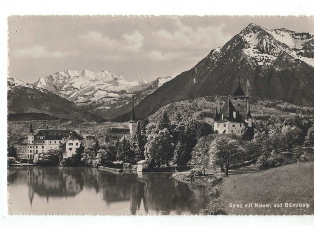 Spiez mit Niesen und Blümlisalp | Kaufen auf Ricardo