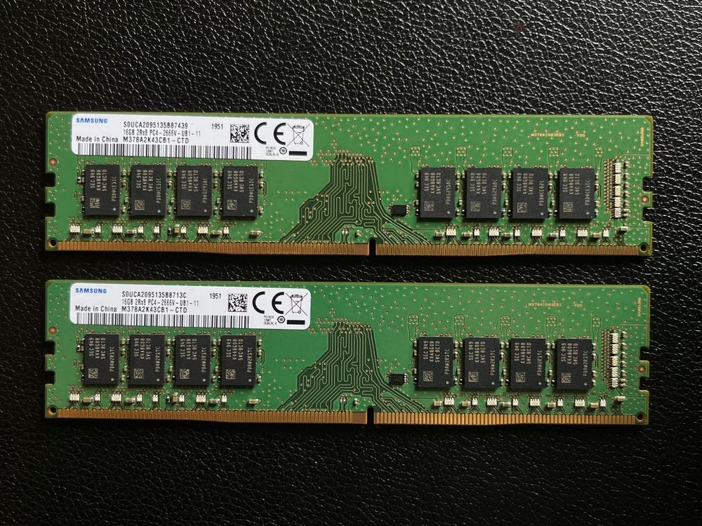 Samsung DDR4 2x16GB (Gebraucht) in für CHF 42 – mit Lieferung auf ...