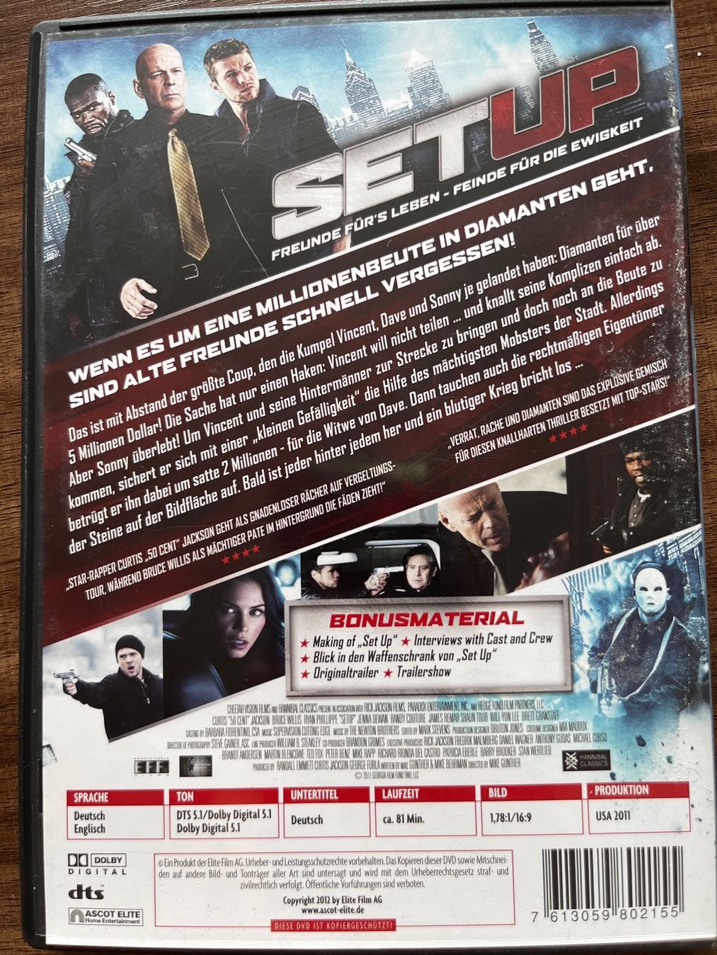 Set up (2012), DVD 📀 - Bruce Willis (Neu (gemäss Beschreibung)) in Sierre für CHF 1.95 – mit ...