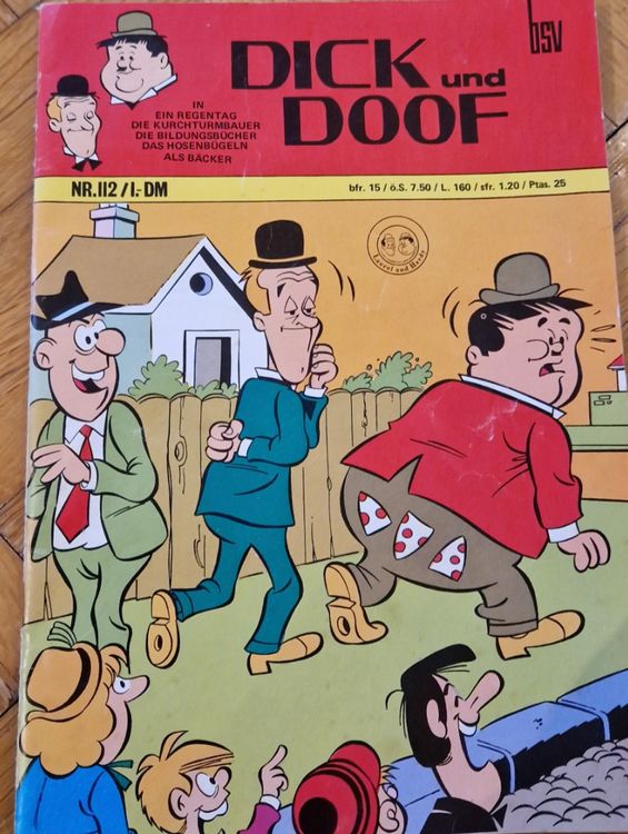 Dick und Doof Comic Heft Nr. 112 (Gebraucht) in Volken für CHF 3 – mit ...