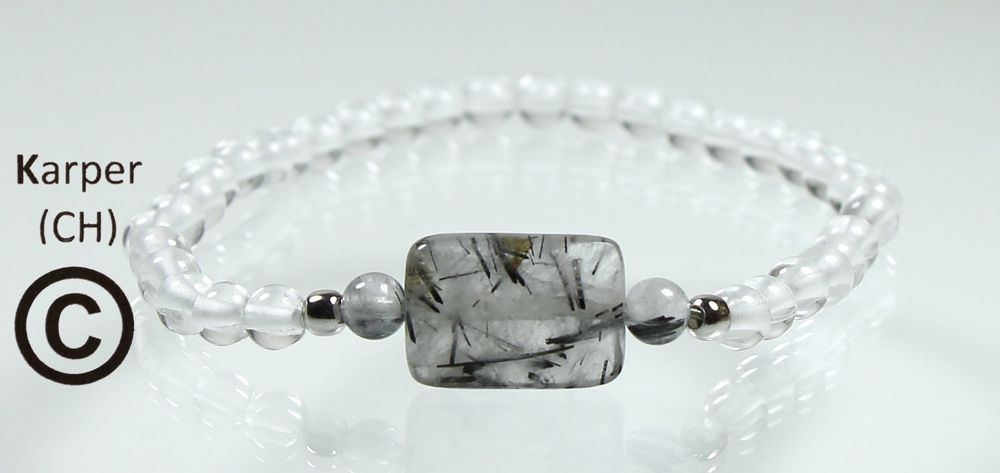 Turmalin Quarz,Bergkristal/Quartz Tourmaline, Cristal roche (Neu und originalverpackt) in ...