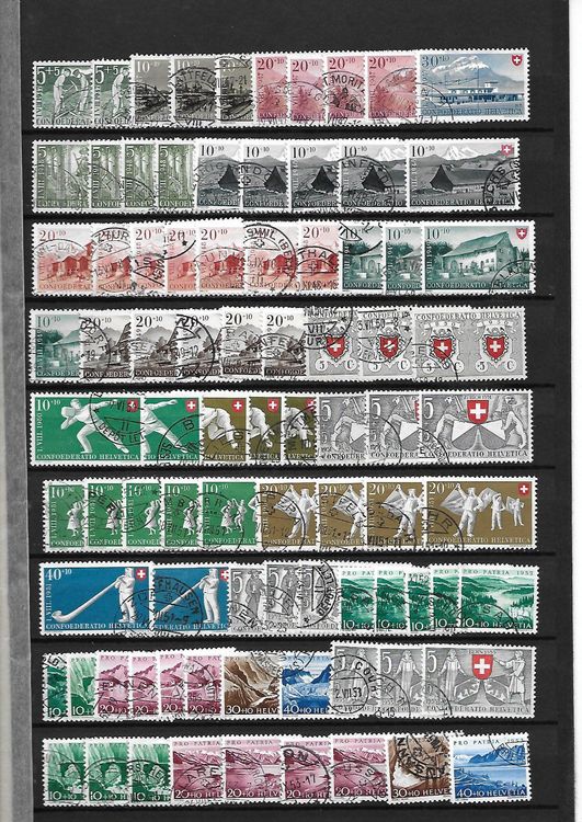 PP gest. 1947-1953 Restlot Kat: CHF 267.- (Gebraucht) in Basel für CHF 6 – mit Lieferung auf ...