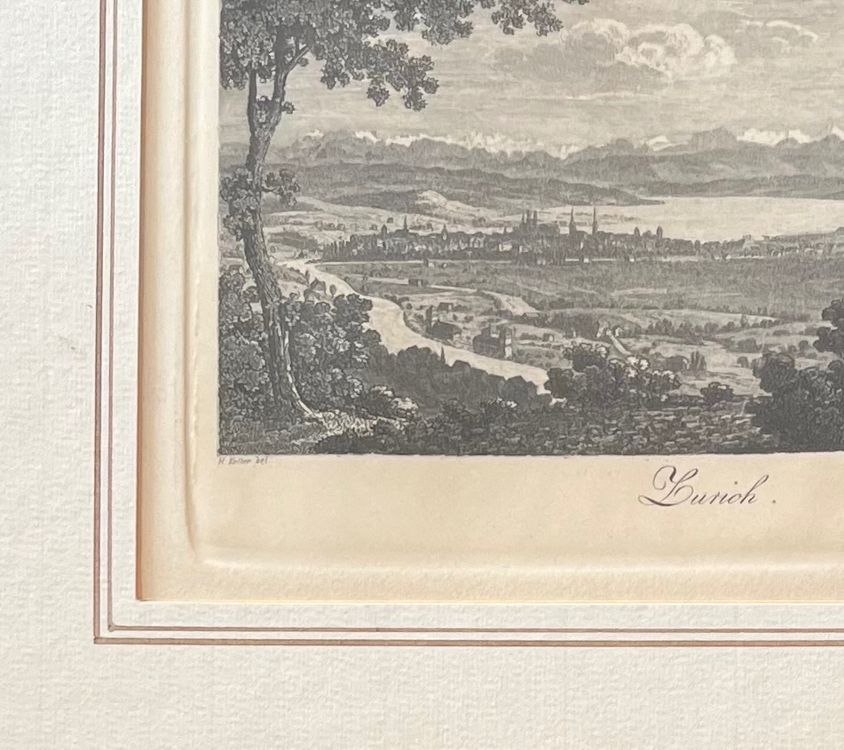 Franz Hegi (1774-1850) Radierung aus Zürich | Kaufen auf Ricardo