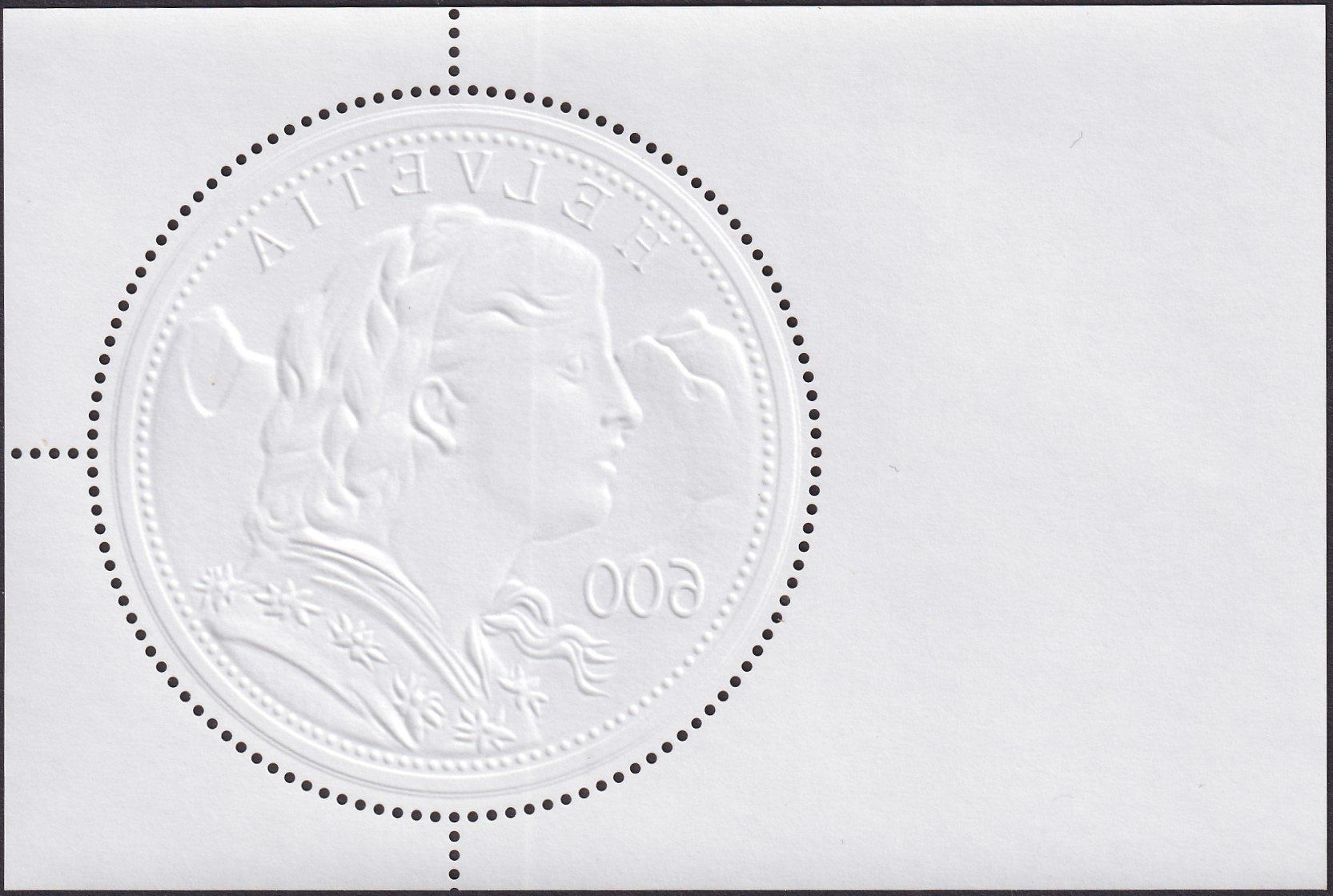 1951, Goldvreneli-Block Nr.1471 postfrisch **. (Gebraucht) in Sursee ...