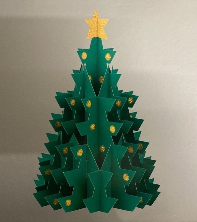 DESIGN . robert sabuda for moma . christbaum aus papier (Gebraucht) in ...