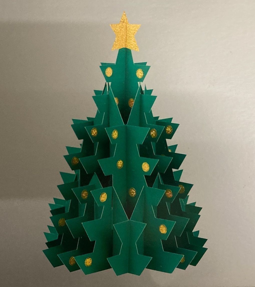 DESIGN . robert sabuda for moma . christbaum aus papier (Gebraucht) in ...