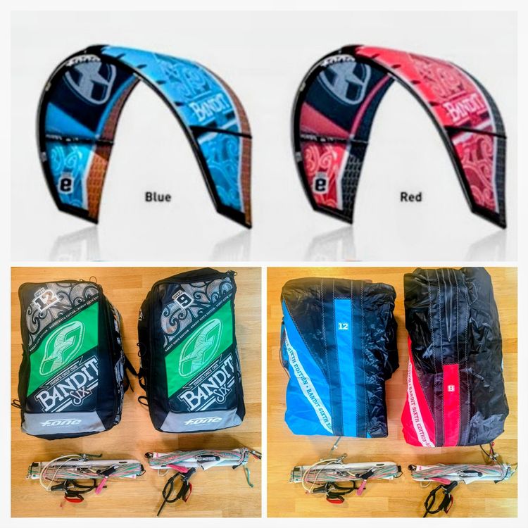 9/12m & Bar F-one Bandit Einsteiger Kite Set, 2018 (Gebraucht) in ...