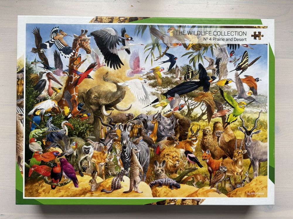 Puzzle 'The Wildlife Collection - No.4 Prairie and Desert' (Gebraucht ...