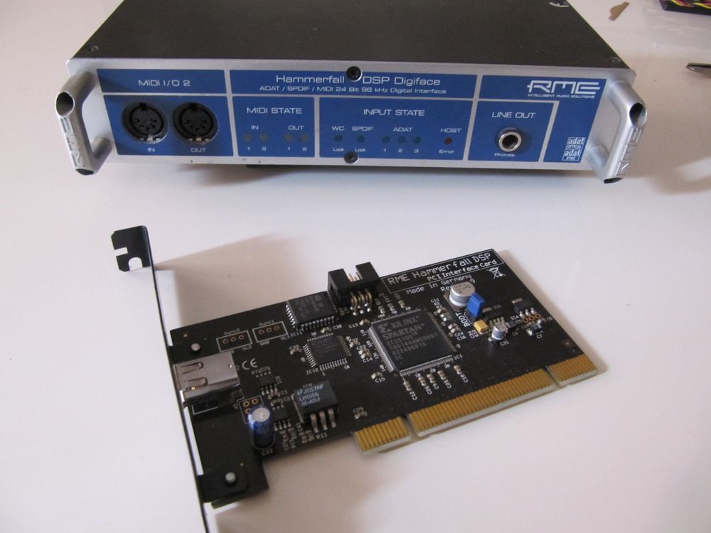 RME HAMMERFALL DSP DIGIFACE mit PSI-KARTE (Gebraucht) in Basel für CHF ...