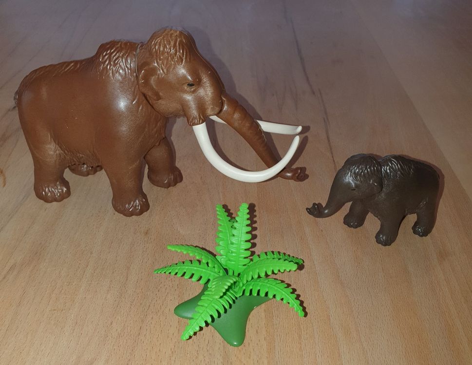 Set Playmobil mit Mammut-Mama & Mammut-Baby | Kaufen auf Ricardo