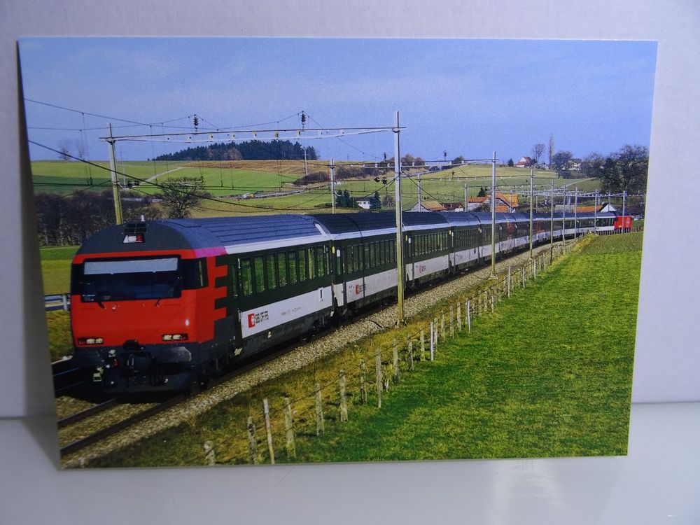 Postkarte SBB IC Steuerwagen Bt, EW IV mit Re 460 1996. (Gebraucht) in ...