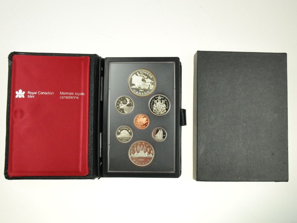 Münzsatz, Royal Canadian Mint 7 Münzen 1981 + Etui | Kaufen auf Ricardo