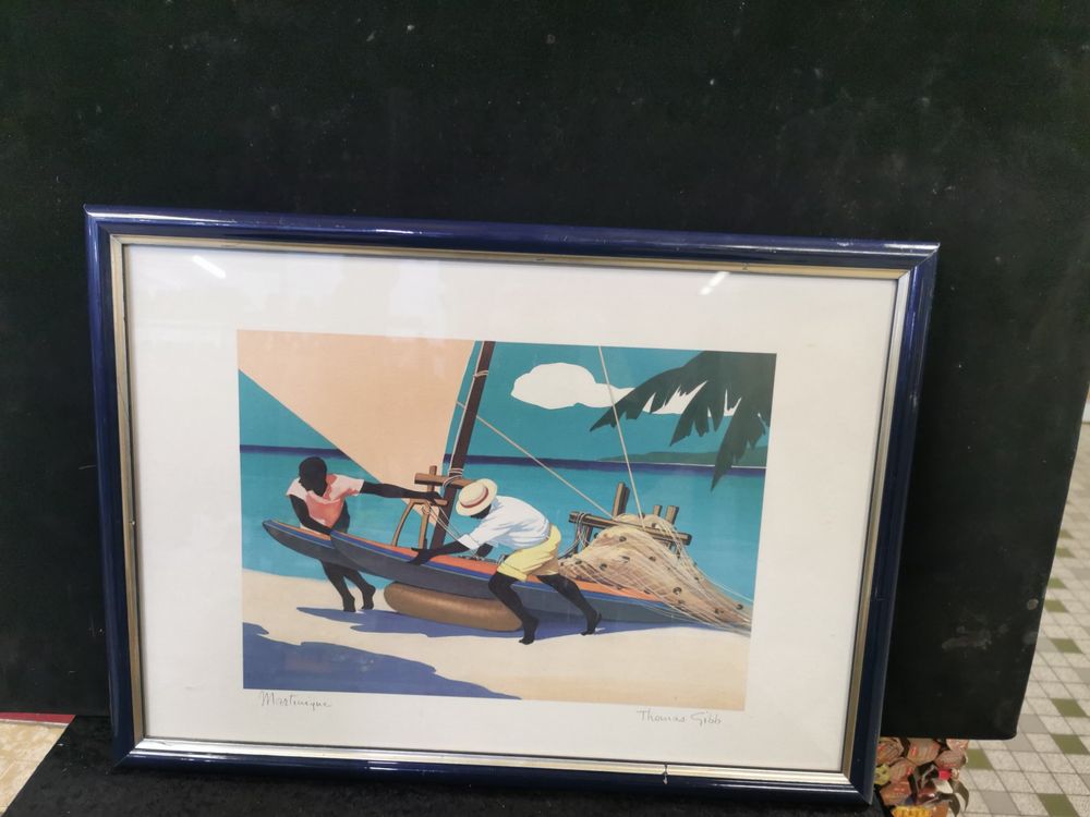 LITHOGRAPHIE SIGNÉE THOMAS GIBB(MARTINIQUE) | Kaufen auf Ricardo