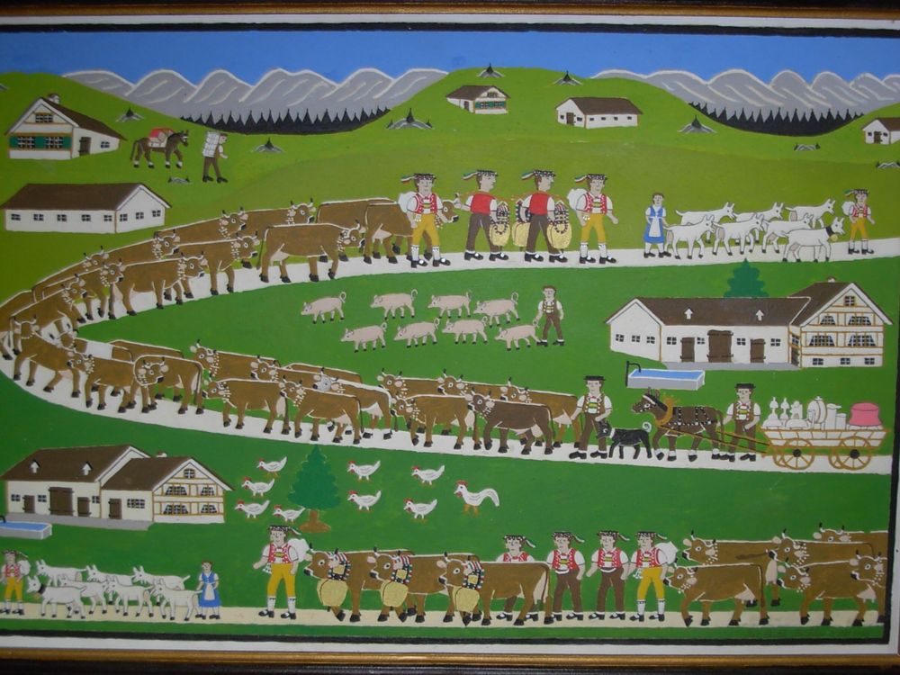 Bauernmalerei Josef Oertle | Kaufen auf Ricardo