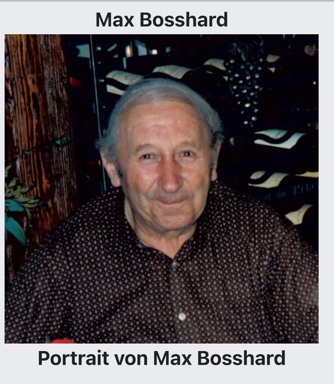 Original CH Max Bosshard Öl auf Leinwand 1969 | Kaufen auf Ricardo