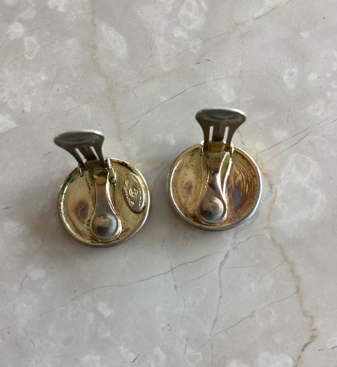 Goldige Chanel Ohrclips Ohrringe Vintage | Kaufen auf Ricardo