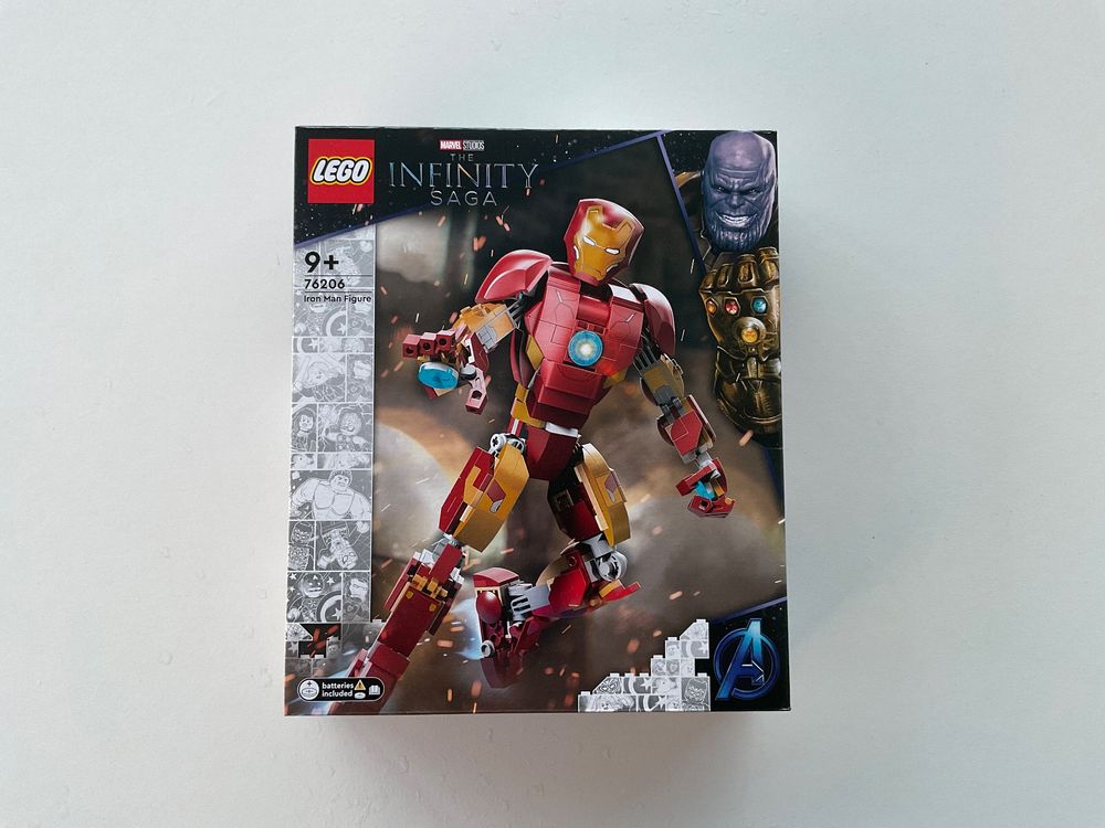 Lego 76206 Super Heroes Marvel Iron Man Figure NEU/OVP (Nuovo e nell ...