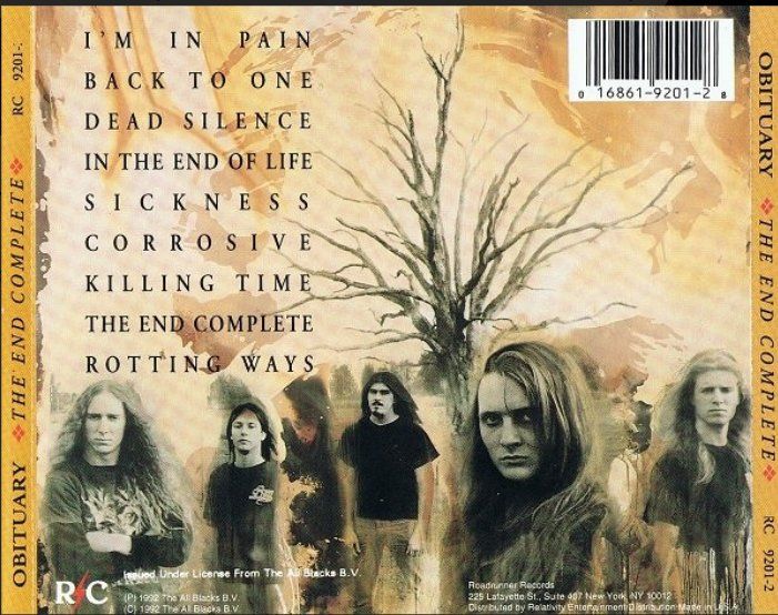 Obituary – The End Complete - CD original, Death Metal US! (Gebraucht ...