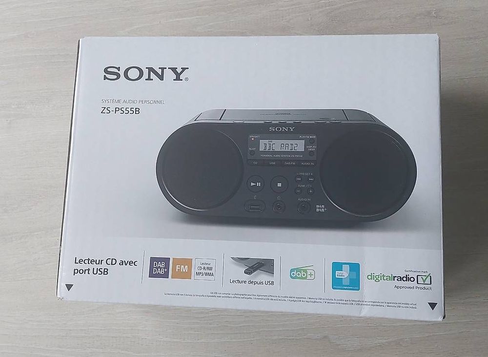 Sony ZS-PS55B CD Radio, USB, DAB+ (Neu (gemäss Beschreibung)) in ...