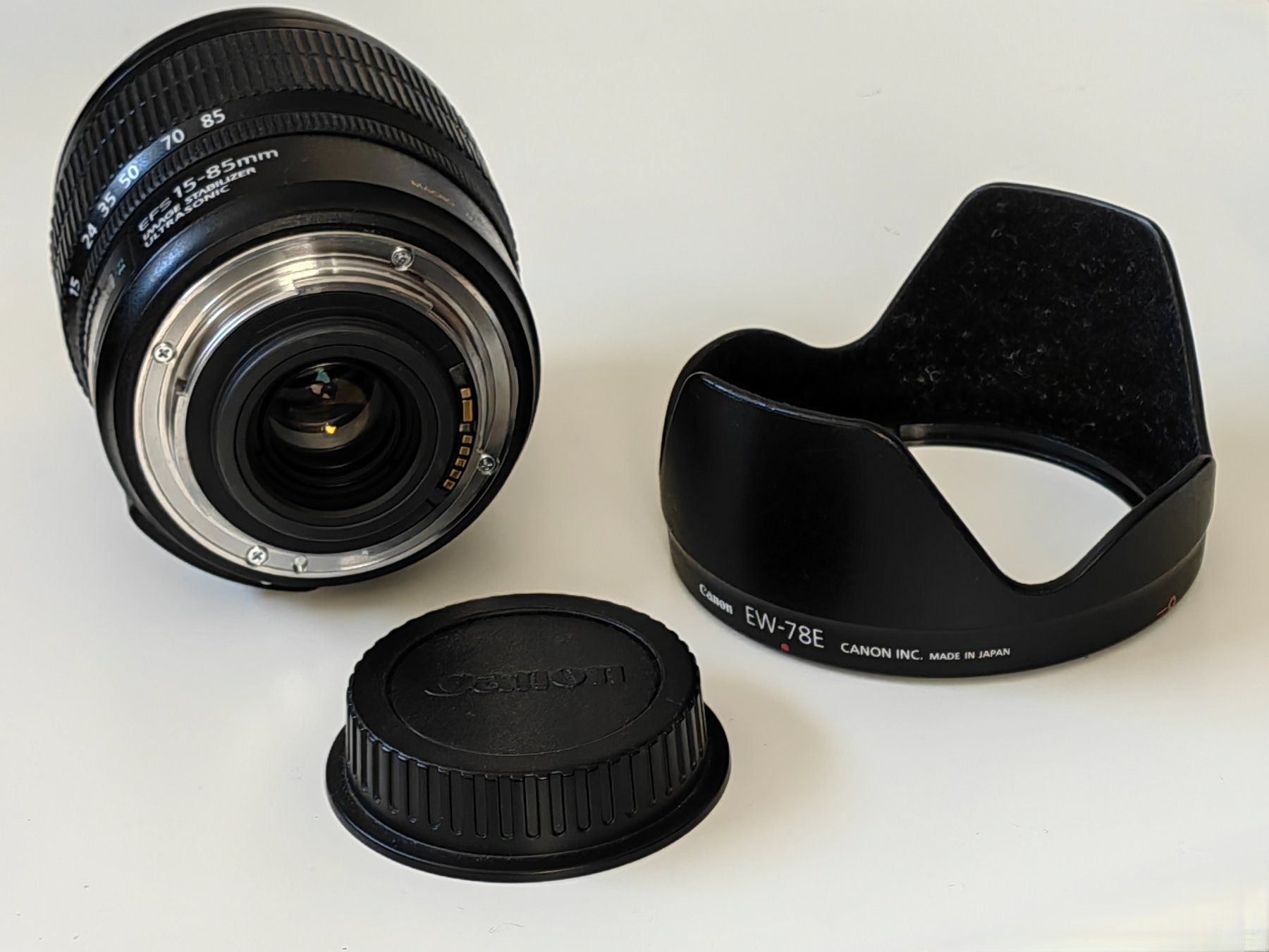Canon Zoom Kens EF-S 15-85mm f/3.5-5.6 IS USM (Défectueux) à ...
