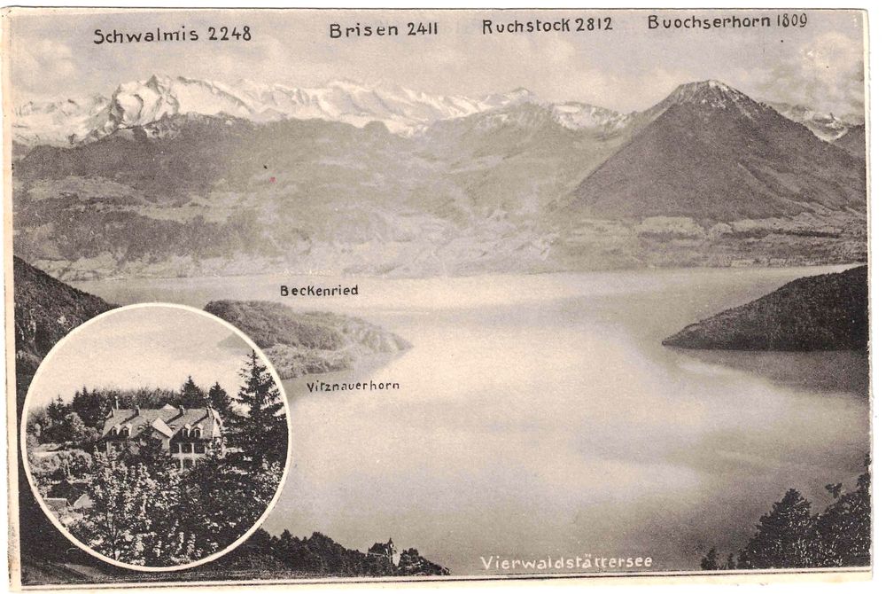 VierwaldstÄttersee Vitznau And Beckenried Auf Schalmis Ca 1910 Kaufen