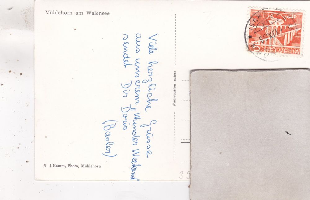 Mühlehorn am Walensee 1958 (Gebraucht) in Herisau für CHF 1 – mit Lieferung auf Ricardo kaufen