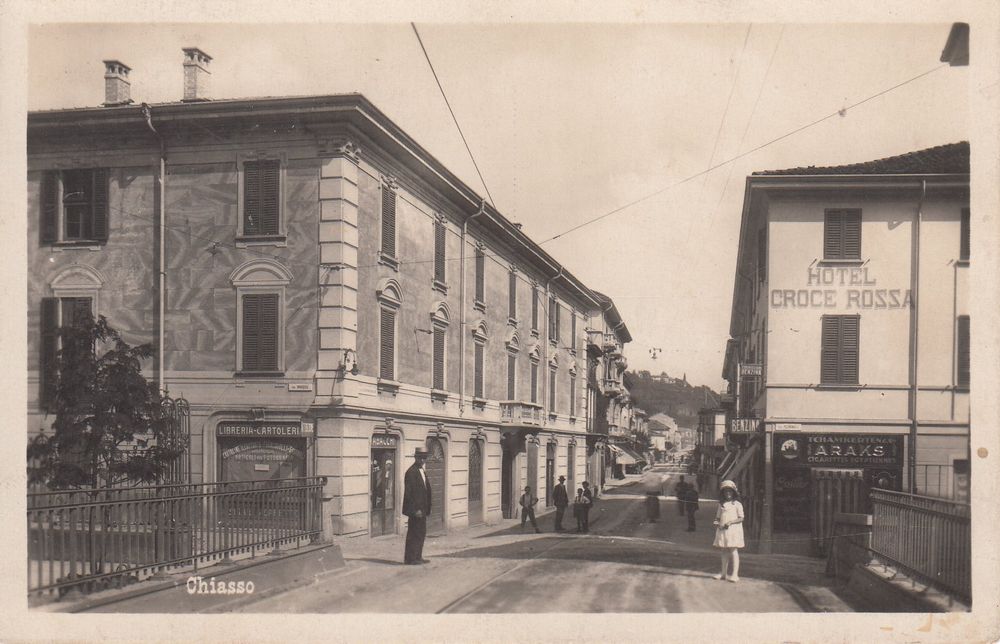 AK Chiasso Hotel Croce Rossa 1930 | Kaufen auf Ricardo