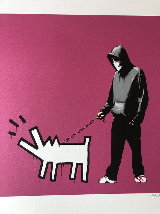 Banksy: Keith Haring Dog XL-Version | Kaufen auf Ricardo