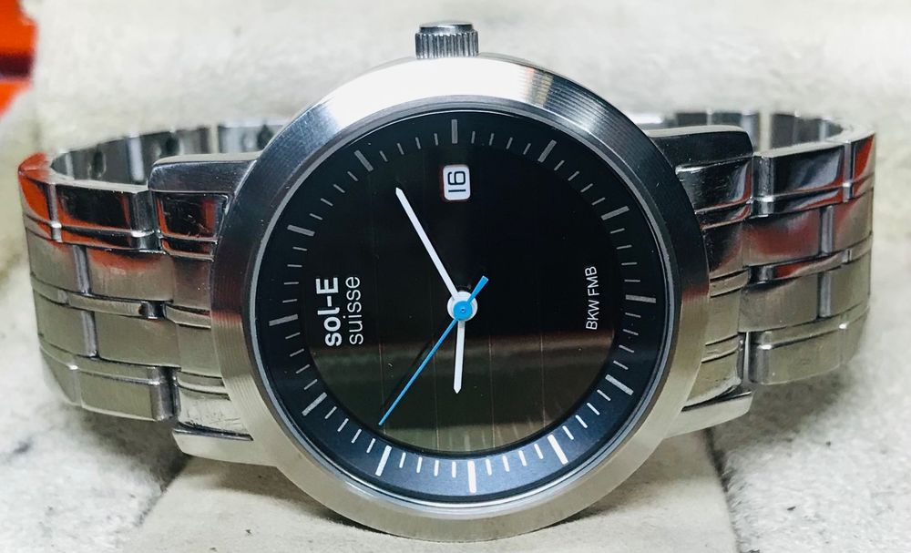SOL - E Solar Herrenuhr Swiss-Made ( 38 mm / Quartz ) (Gebraucht) in ...