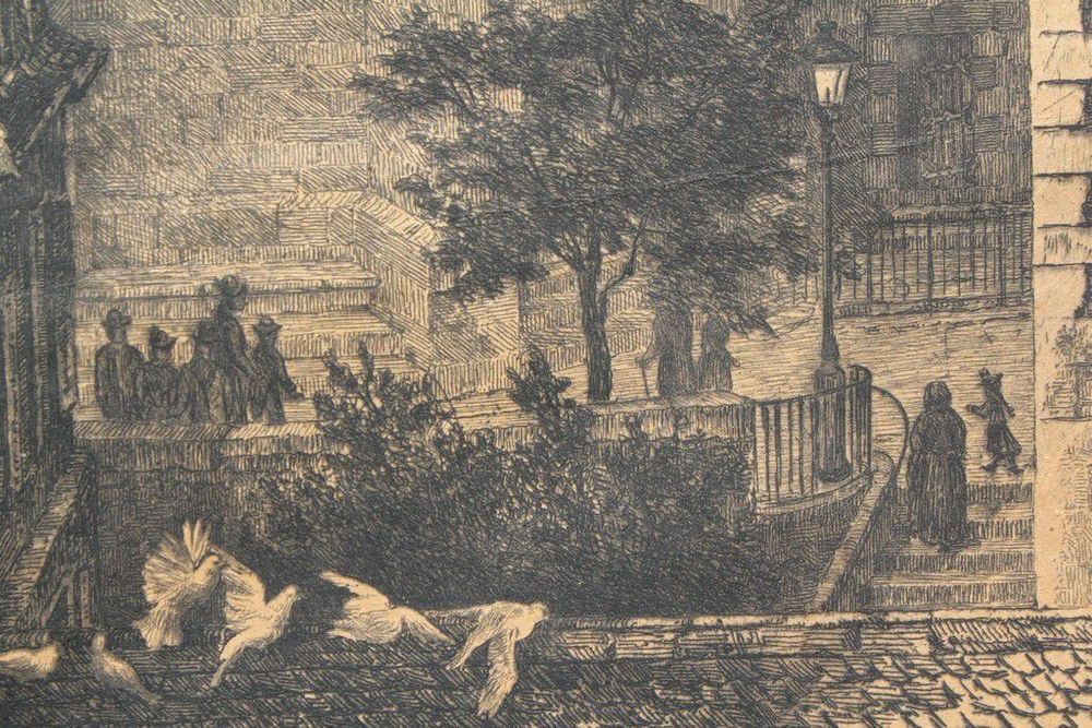 Gravure Annette VERSEL Cathédrale Genève (Gebraucht) in Vandoeuvres für ...