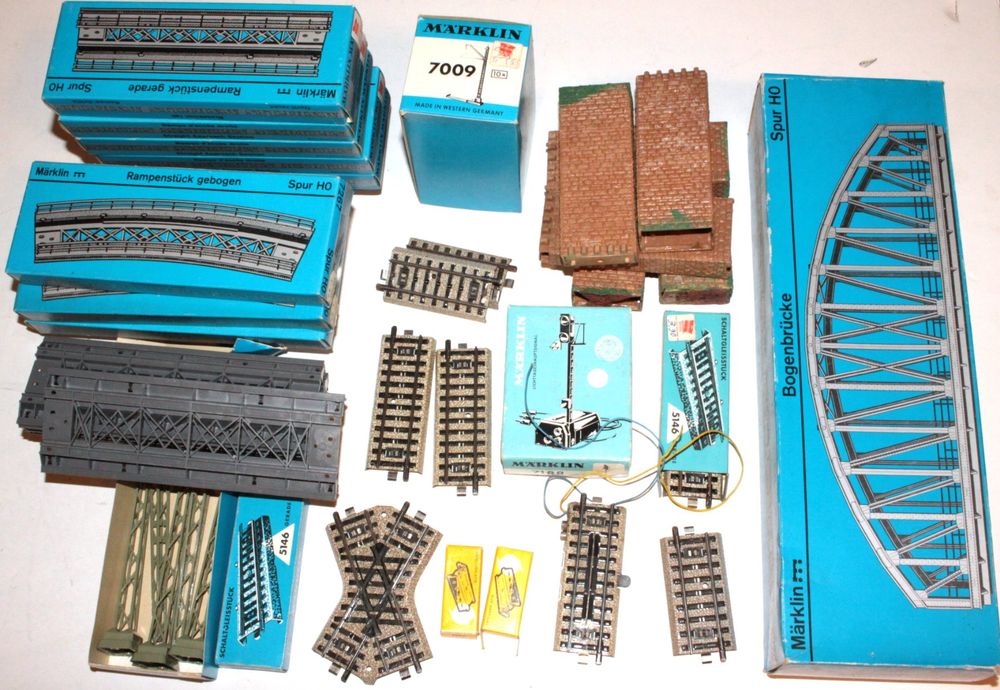 MÄRKLIN viiiiiele GLEISE, BRÜCKE, ZUBEHÖR Spur H0 (Gebraucht) in ...