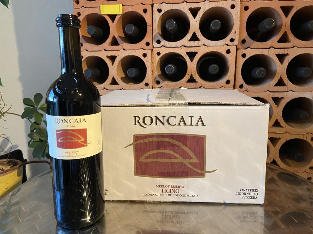 6 Fl. 75cl. Roncaia Merlot Riserva Ticino DOC, Jg. 2022 (Neu (gemäss ...