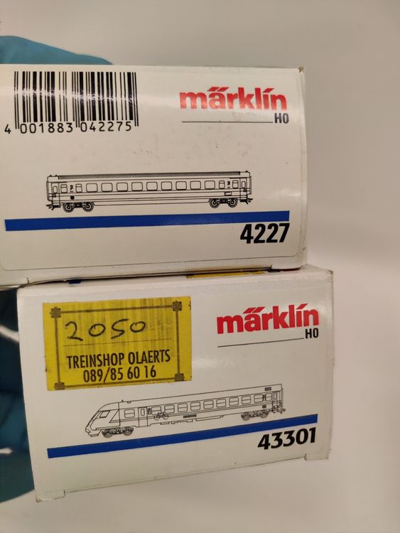 N32 Märklin 4227 & 43301 H0 Modellbahn Schnellzugwagen DB | Kaufen auf ...