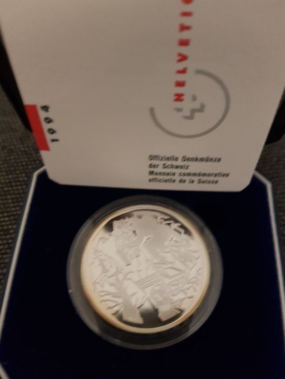 20 Fr. Sonder-Münze 1994 Teufelsbrücke (Neu und originalverpackt) in Weinfelden für CHF 34 – mit ...