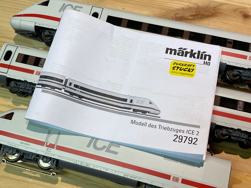 Märklin ICE 2 Digital,mfx / Sound / LED, 3-teiliger Triebzug (Gebraucht ...