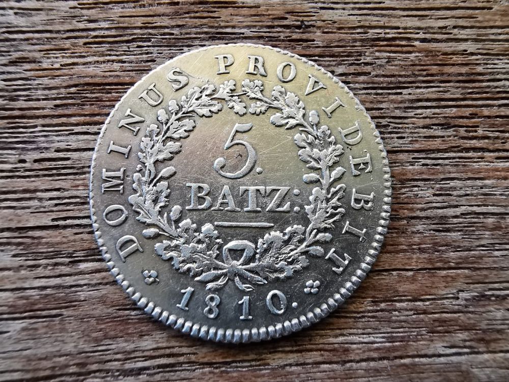 Bern 5 Batz 1810 Toperhaltung Silber (Gebraucht) in Steinen für CHF 130 – mit Lieferung auf ...