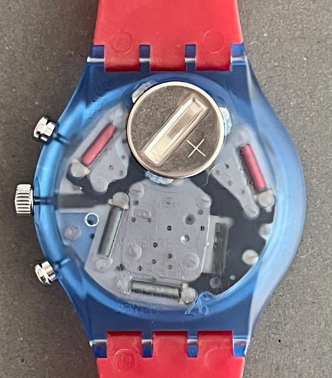 Swatch Chrono JFK SCN103 1992 Perfekter Zustand OVP (Neu und ...