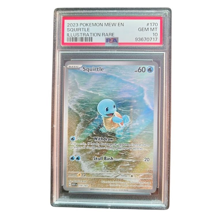 Squirtle illustration Rare Pokemon 151 PSA 10 (Gebraucht) in Genève für ...