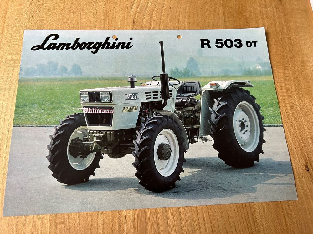 Originaler Lamborghini R 503 DT Traktoren Prospekt (Gebraucht) in Lienz ...