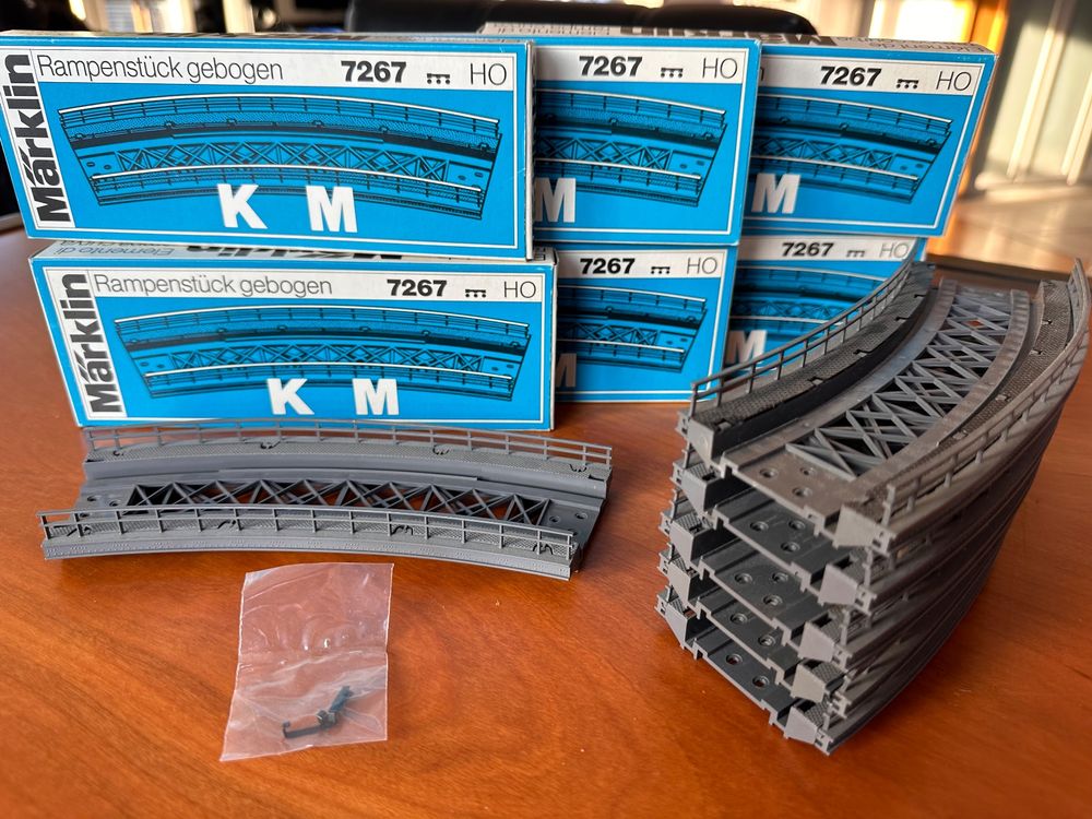 MÄRKLIN 7267 K+M Rampenstück gebogen OVP ********* (Gebraucht) in ...
