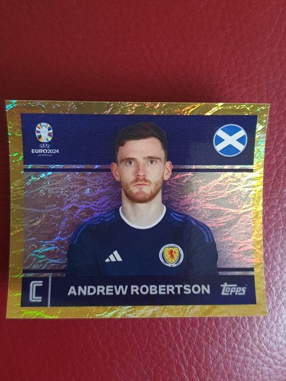 Topps Euro 2024 Sticker SCO 2 ANDREW ROBERTSON GOLD (Neu und ...