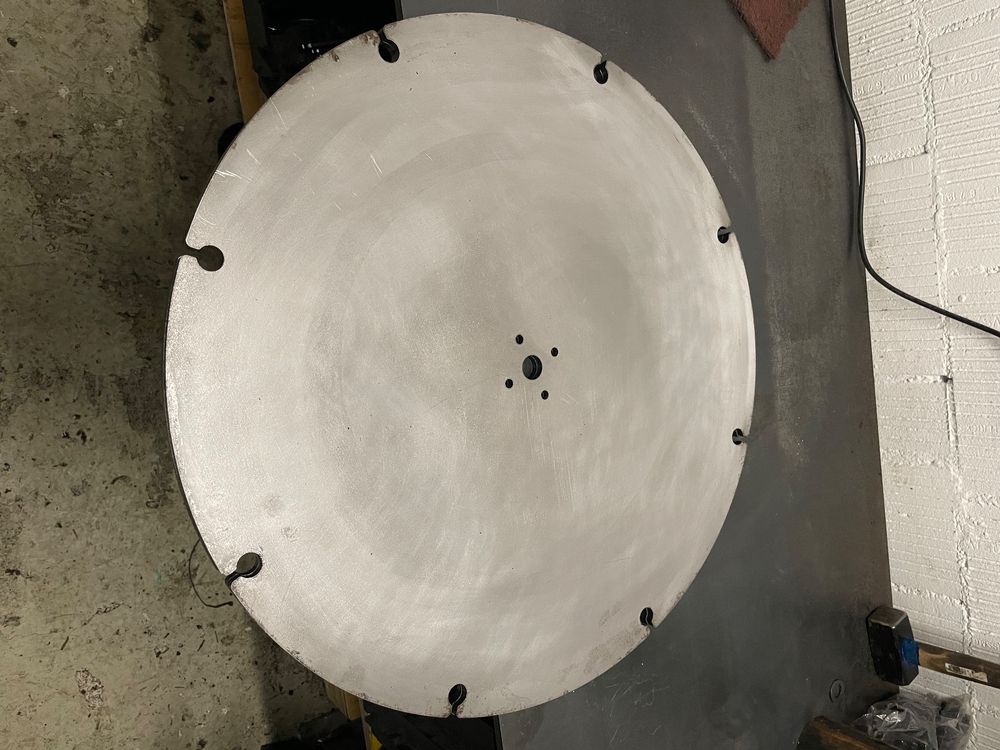 3 Stahlplatten Rondellen Metall Stahl (Neu (gemäss Beschreibung)) in ...