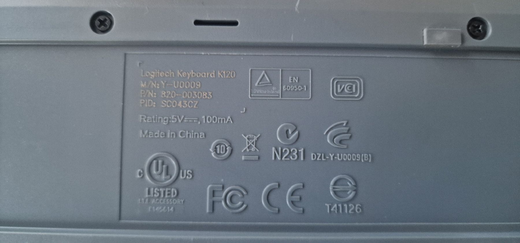 Logitech K120 Keyboard (Gebraucht) in Rüthi (Rheintal) für CHF 0.1 ...