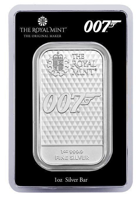 1 OZ Silberbarren James Bond 007 Diamonds Are Forever (Neu und ...