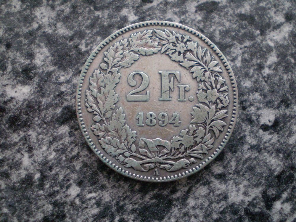 2 Fr.1894 !!! Rar !!! ab 1.- !!! (Gebraucht) in Dierikon für CHF 13 – mit Lieferung auf Ricardo ...