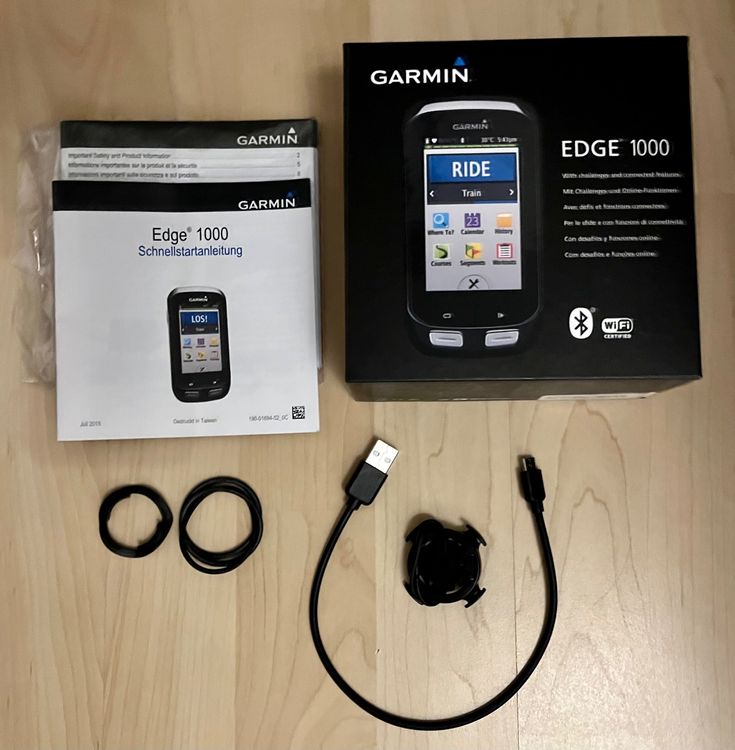 Garmin Edge 1000 GPS Velo Computer Navi (Gebraucht) in Birrwil für CHF 135 – mit Lieferung auf ...