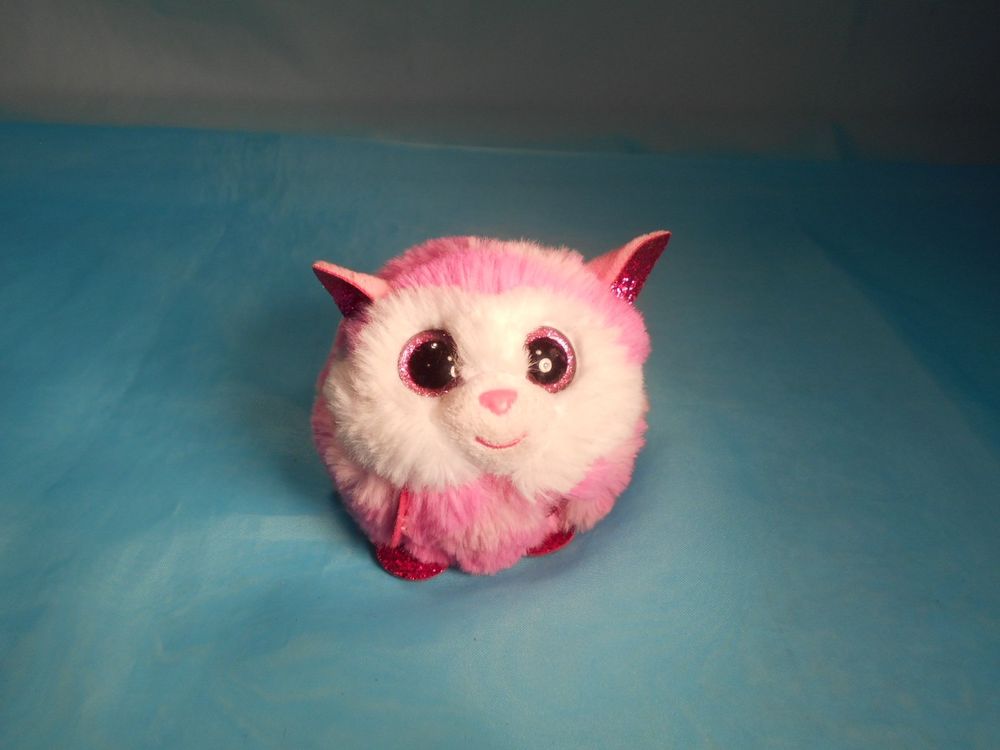 Kuscheltier, lila-pink, ty, Dm: 9cm, TyPuff | Kaufen auf Ricardo