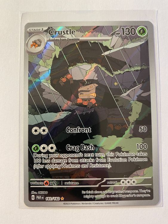 Pokemon Crustle 183/182 Paradox Rift EN (Neu (gemäss Beschreibung)) in ...