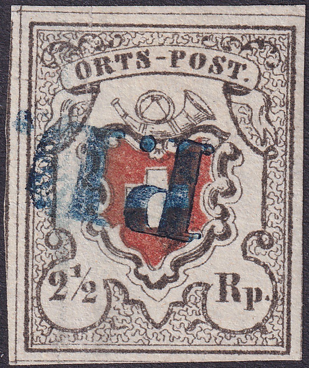 ORTS POST (T.12) mit klarem P.D. von BERN +BEFUND, K: 2300.- (Gebraucht ...